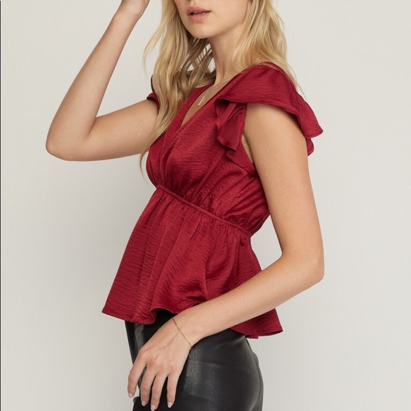 entro | Tops | Entro Peplum Top | Poshmark